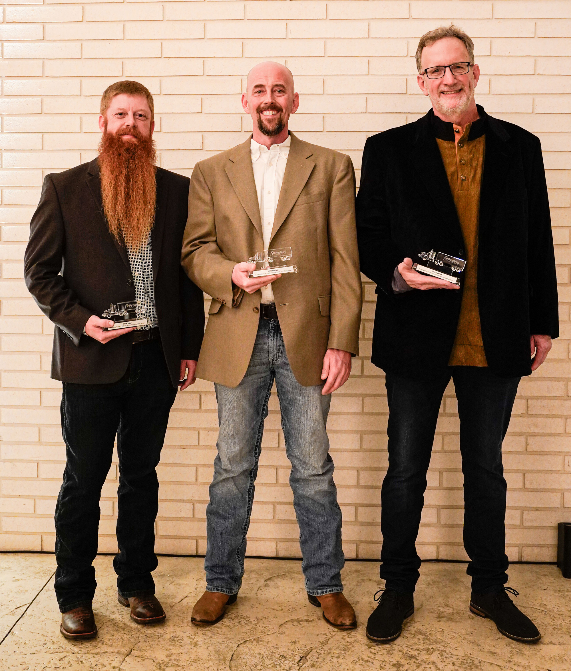 ProVia Truck Drivers Inducted into Million Mile Club
